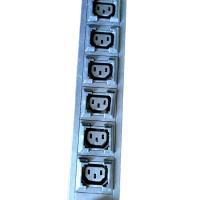 China ROHS Single Phase 250V 16A 1U Basic Type Power Socket Rack Mount for AC Input Output for sale