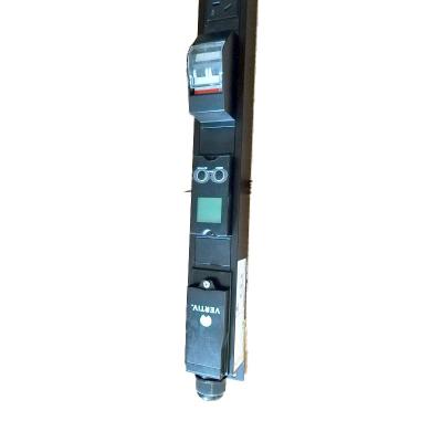 Cina Nero 1U Gabinetto monofase presa montata scaffalatura universale Tipo PDU di base 240V 40A in vendita