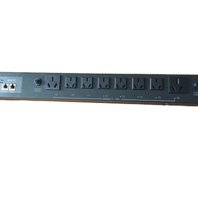 China Universal PDU Socket 1U Rack Mount Single Phase RP2V2004 14240113 100-240V AC Input 1KG for sale