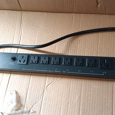 China Universal PDU Socket 1U Rack Mount Single Phase RP2V2004 14240113 100-240V AC Input 1KG for sale