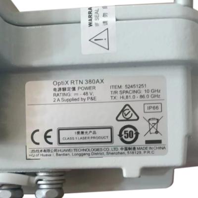 中国 OptiX RTN 380AX マイクロ波 71-76GHz と 81-86GHz の周波数のための究極の解決策 販売のため