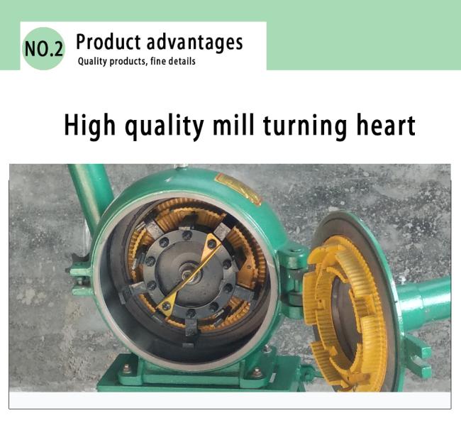 High Efficiency Grain Processing Machinery Corn Maize Small Flour Mill Grinder