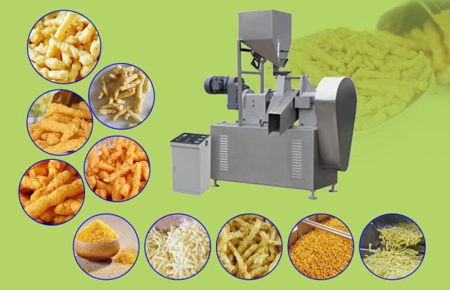 Automatic Baked Cheetos Kurkure Nik Naks Production Line