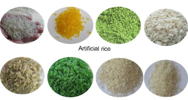 Broken Rice Powder Re-Shaping Machine Nutritional Artificial Rice Making Machine Processing Line