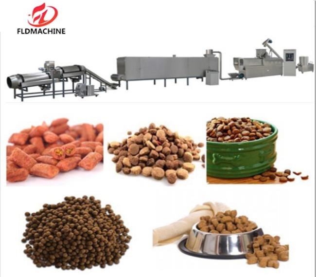 Poultry Floating Fish Shrimp Pet Food Feed Pellet Production Machine