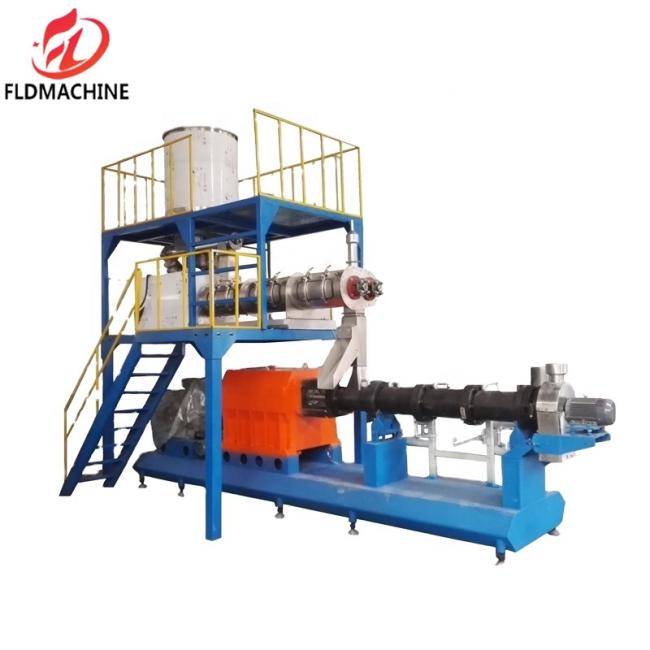 Floating Fish Feed Pellet Making Pet Dog Food Processing Machine