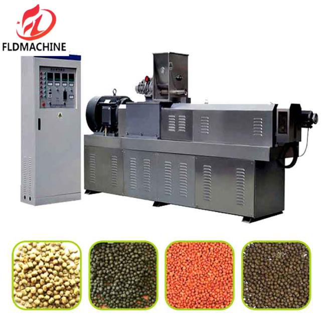 Floating Fish Feed Pellet Making Pet Dog Food Processing Machine