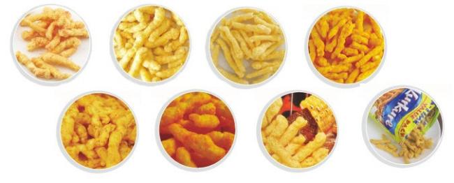 Puffed Corn Curl Snack Cheetos Kurkure Extruder Machine