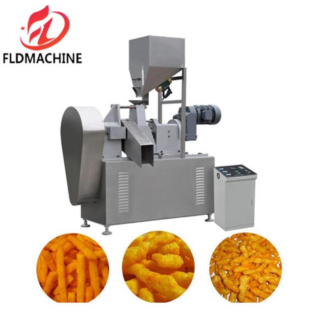 Puffed Corn Curl Snack Cheetos Kurkure Extruder Machine