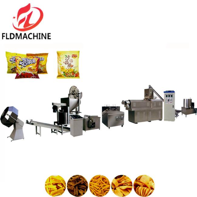 Puffed Corn Curl Snack Cheetos Kurkure Extruder Machine