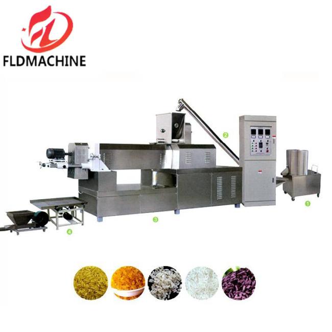 Hot Selling Extruder Nutrition Rice Production Plant with Low Price Fortified Rice Make Machinery Line