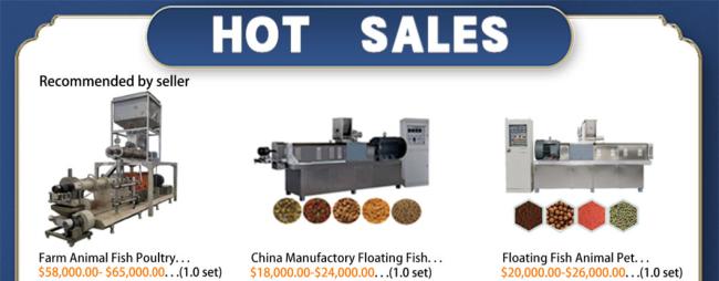 High Quality Fish Feed Making Machine Pellet 250-300kg/H Automatic Fish Food Machine