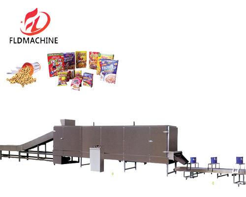 Quality Corn Flakes Processing Line Automatic Breakfast Cereals Snacks Food Making for sale