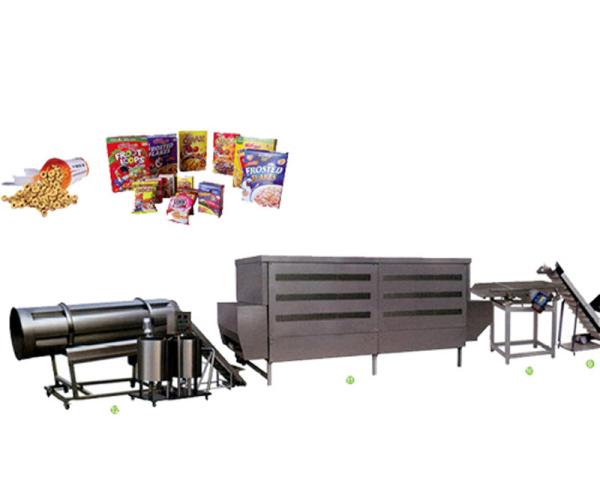 Quality Maize Flakes Sugar Frosted Corn Flakes Breakfast Cereal Processing Machine for sale