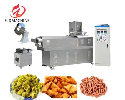 China Fried Snack Food Processing Machinery Snack Food Machine Frying Snacks Pellet Fried Snack Production Line for sale
