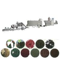 China Twin Screw Extruder Floating Koi Fish Feed Making Machine for sale