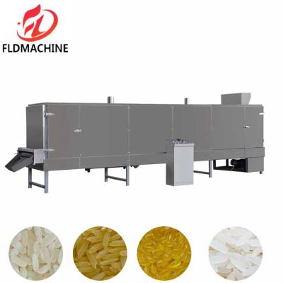 China Automatic Enriched Reconstituted Artificial Rice Nutritional Machine Puffed Rice Production Line Fortified Rice Extruder for sale