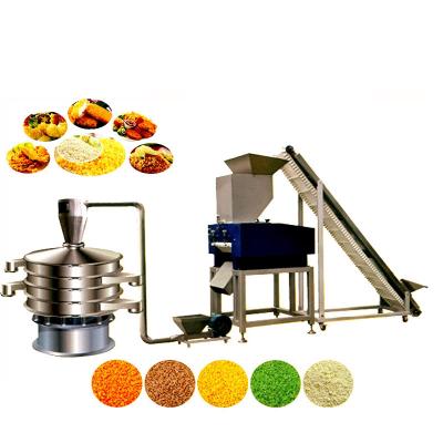 China 2.5*1.0*2.0 Bread Crumbs Manufacturing Plant with Customized Corn Flakes Process for sale