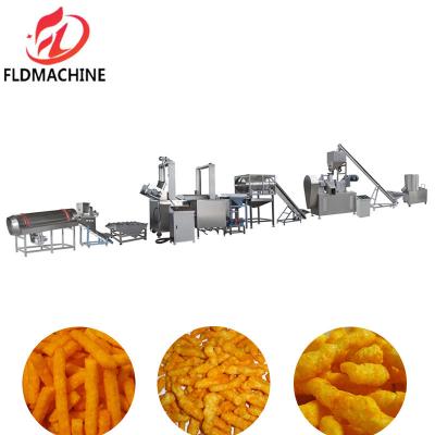 China China Supplier Snacks Production Line Fried Type Cheetos Machine for sale