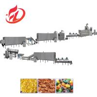 China Extrusion Technology Automatic Corn Flakes Cereal Machine for Breakfast Cereal Making for sale