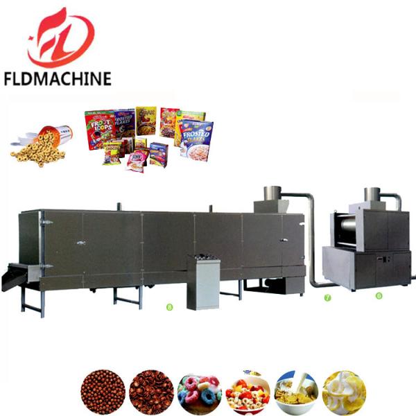 Quality Speed Controlling Mild Processing Extruder for Crispy Cereals Puff Snacks Bread for sale