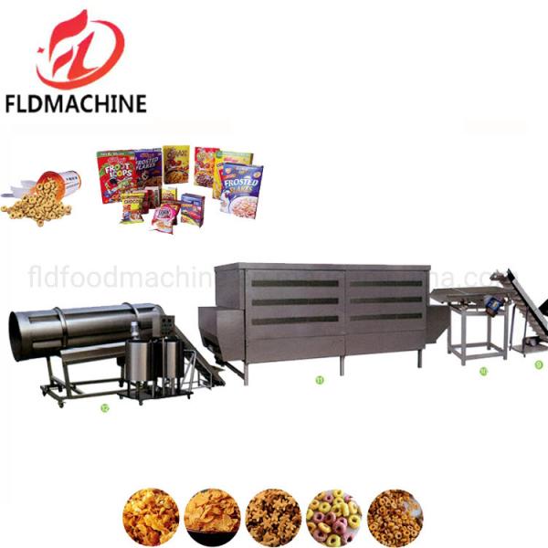 Quality Automatic Electric Power Source Corn Flakes Production Line for Big Capacity for sale