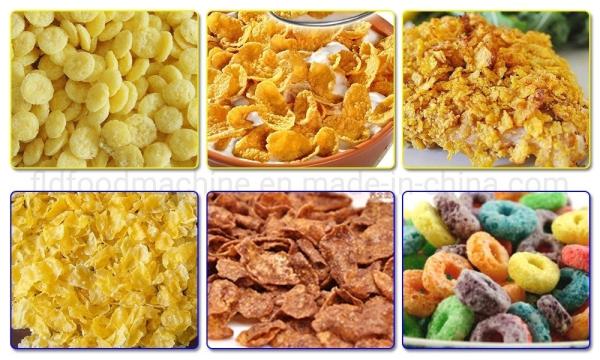 Quality Automatic Electric Power Source Corn Flakes Production Line for Big Capacity for sale