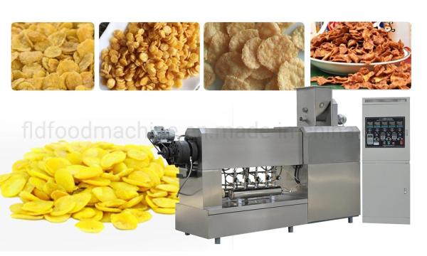 Quality SLG65-III Corn Flakes Production Line Machinery ABB/ Delta Inverter for for sale
