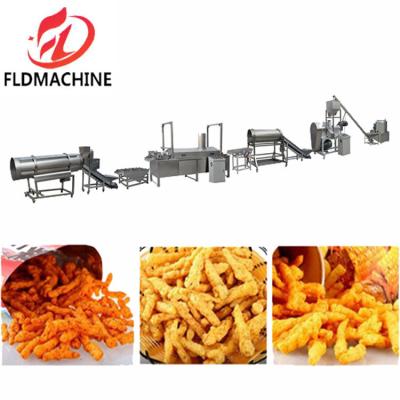 China Fried Snack Pellet Production Line Cheetos Kurkure Nia Naks Extruder for sale