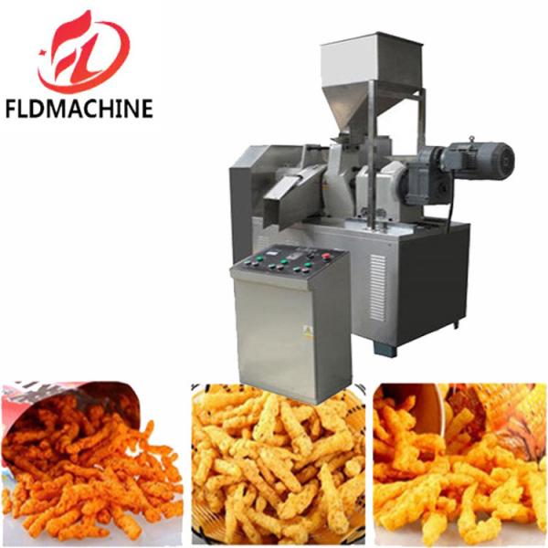 Quality Fried Snack Pellet Production Line Cheetos Kurkure Nia Naks Extruder for sale
