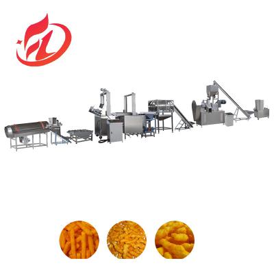 China 100-150kg/H Capacity Fried Kurkure Cheetos Nik Naks Making Extruder Machine for sale