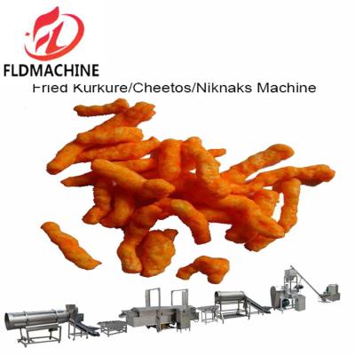 China Customized Siemens Motor Automatic Extruded Corn Snacks Kurkure Food Making Extruder for sale