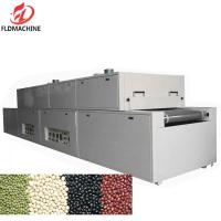 China Tunnel Belt Microwave Black Bean Grains Curing Baking Machine for sale