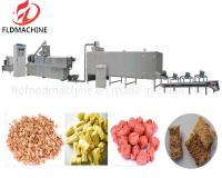 China Soy Protein Making Machine + Soya Chunks Extruder Machine for sale