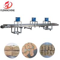 China Vegetarian Soya Protein Chunks Extruder for Artificial Meat Making and Container Loading for sale