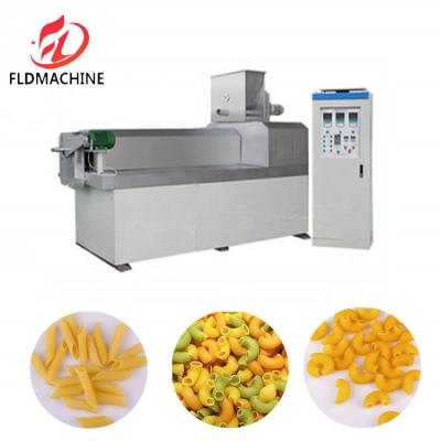 China Inverter ABB/ Delta Single Screw Macaroni Pasta Noodle Food Processing Line Extrusion Machine for sale