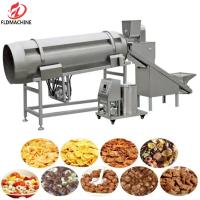 China High Quality Breakfast Cereals Process Full Automatic Sugar Corn Flakes Production Line for sale