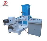 China Advanced Single Screw Floating Fish Feed Pellet Extruder Machine for sale