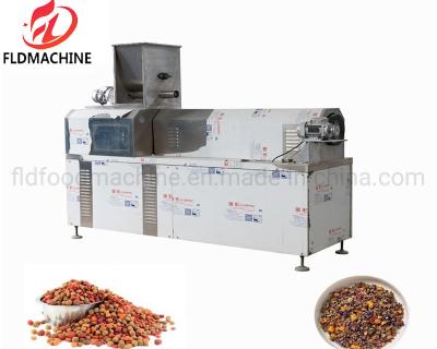 China Feed Hammer Mill Floating Fish Feed Extruder Poultry Animal Food Pellet Making Machine for sale