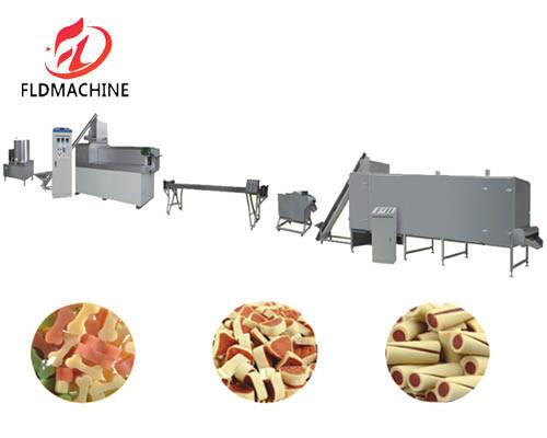 Quality Round Pet Dog Chew Stick Treat Toy Food Processing Making Machine with Inverter for sale