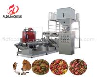 China Small Dog Food Making Machine Fish Feed Granule Puffing Machine for sale