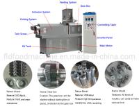 China Small Dog Food Making Machine Fish Feed Granule Puffing Machine for sale