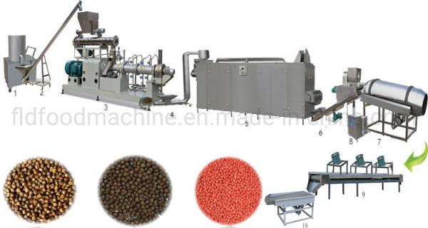 Quality Granular Small Fish Food Making Machine 1.5*1.2*1.0 for Applicable Materials for sale