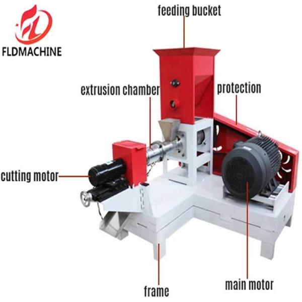 Quality Pet Dog Cat Bird Fish Food Dry Extruder Pellet Granule Mill Making Machine for sale