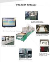 China Automatic Industrial Tunnel Continuous Microwave Oven Mango Soya Dryer Small Drying Machine for sale
