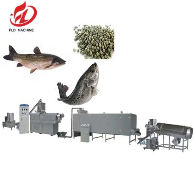 China Industrial Dog Food Production Plant Automatic Animal Pet Aquatic Food Processing Line Sinking Floating Fish Feed Pellet Making Machines for sale