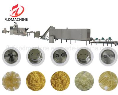 China Small Scale Pasta Making Machine for 200-250kg/H Corn Flour Noodles Spaghetti Macaroni for sale