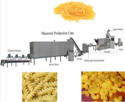 China Small Scale Pasta Making Machine for 200-250kg/H Corn Flour Noodles Spaghetti Macaroni for sale