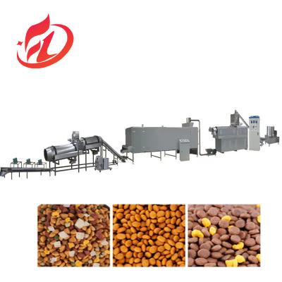 China 2-3 Workers Animal Pet Dogfeed Pellet Production Machine Snacks Food Processing Line for sale