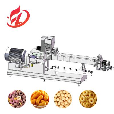 China Stainless Steel Corn Flour Puffed Corn Snacks Making Extruder Machine for Benefit for sale